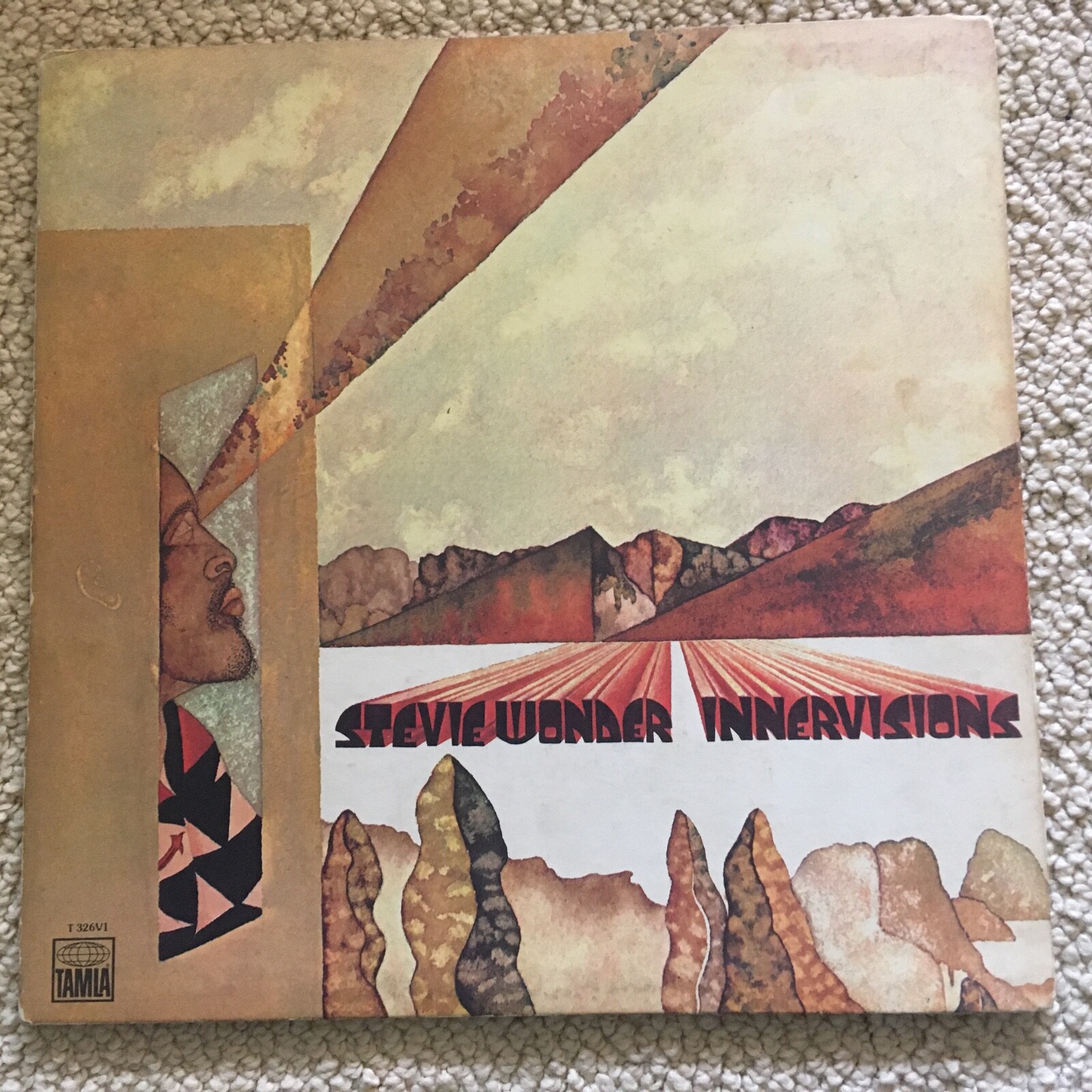 STEVIE WONDER INNERVISIONS VINYL LP T 326V1on Cover/ T-326L on Label | eBay
