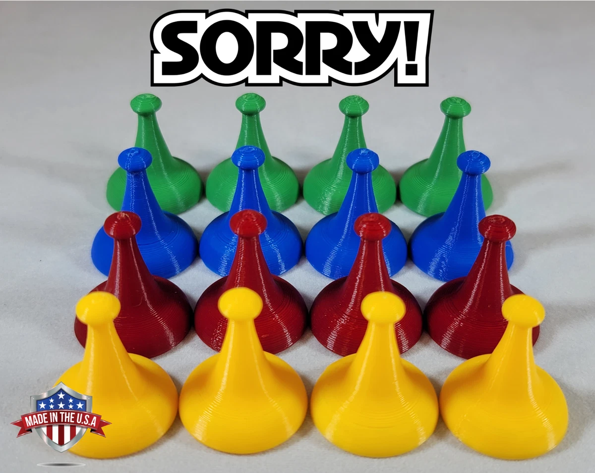 Sorry Board Game Pieces