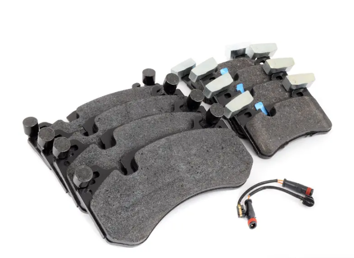 Front and Rear Brake Disc Pads With Wear Sensors For Mercedes W204 C63 ...