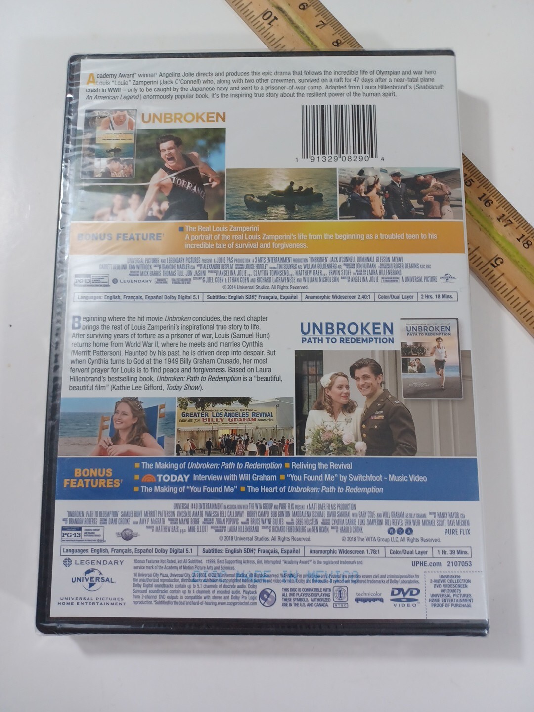 Unbroken / Unbroken - Path to Redemption DVD Jack O'Connell NEW ...