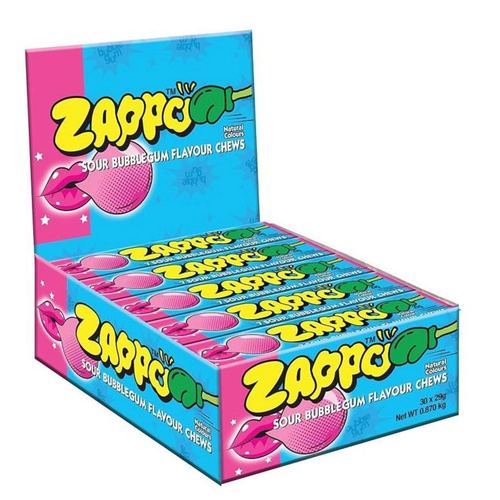 Zappo Chews Bubble Gum x 30 Halloween Party Favours Candy Buffet Bulk ...