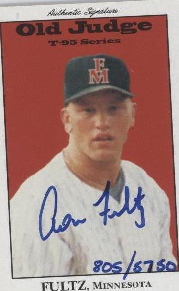 1995 Signature Rookies Old Judge - T-95 Minis Aaron Fultz #13 ...