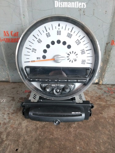 Mini R56 Radio Boost CD Player Head Unit/Speedo 3456871 - WR/S3 #J10 | eBay