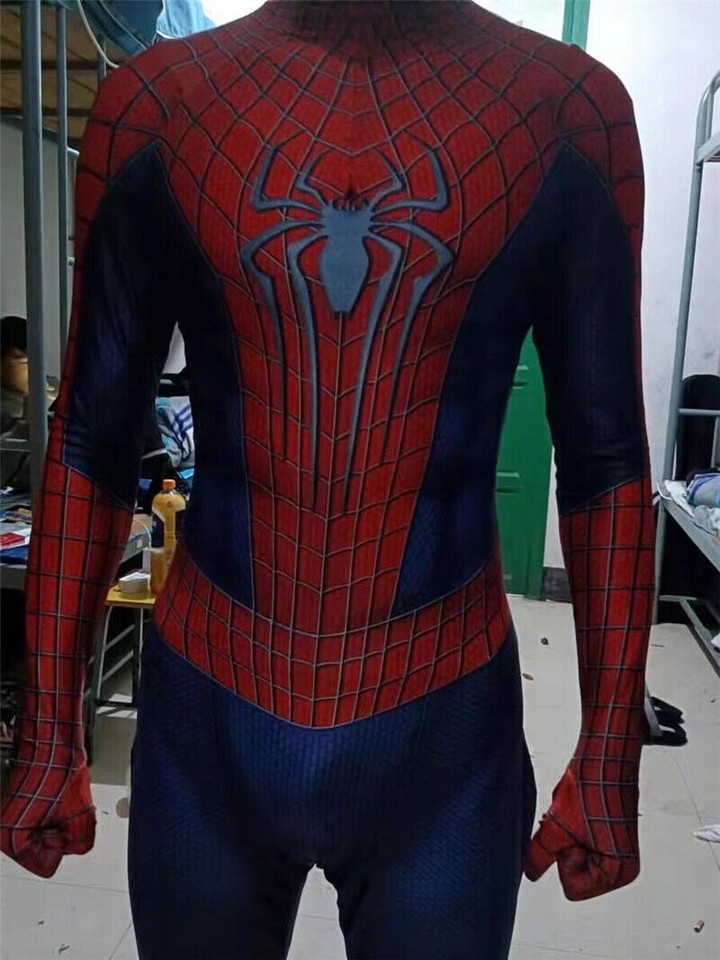 The Amazing Spiderman TASM2 Jumpsuit Spider-man Cosplay Costume Suit ...