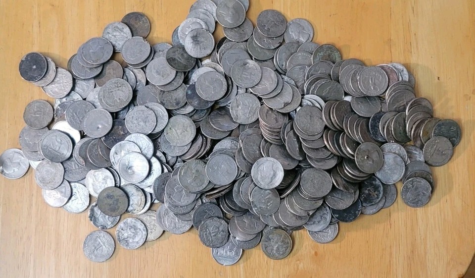 400 Damaged US Quarters ($100 Face Value) | eBay