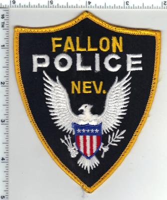 Fallon Police (Nevada)Uniform Take-Off Shoulder Patch from the 1980's ...