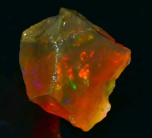 Opale de feu multi brute 39,70 carats opale naturelle éthiopienne opale ...