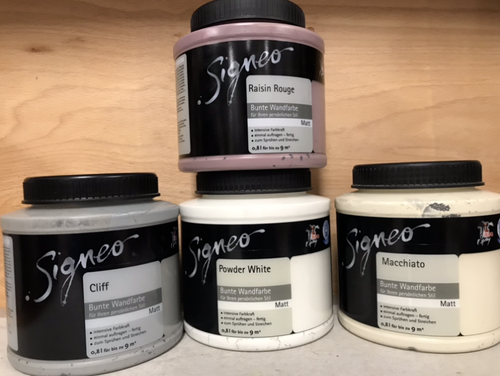 12,50€/L Signeo Bunte Wandfarbe matt Innen 0,8L Innenfarbe Deckenfarbe ...