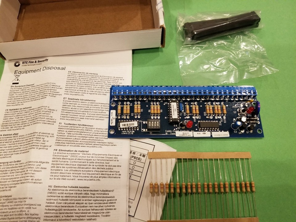 UTC Interlogix GE Security Caddx NX-216 Zone Expander for NetworX NX8 ...