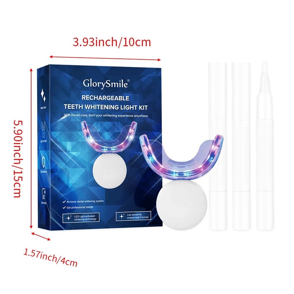 Lamp Teeth Whitening Home Use Approved Tooth Bleach Dental GlorySmile ...