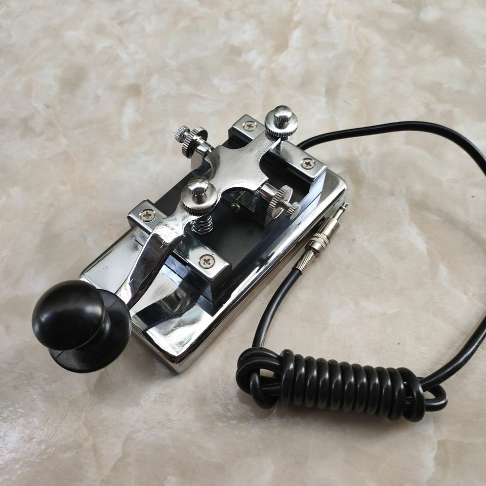 Vintage Style K4 Key Short Wave Radio Morse Key CW Hand Key Ham Radio 3 ...