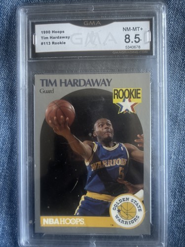 1990 Hoops Tim Hardaway #113 Rookie card graded 8.5 | eBay