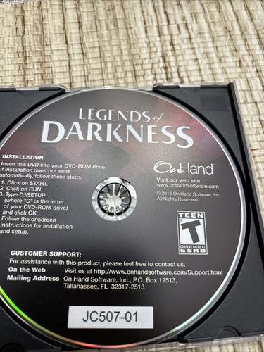 Legends of Darkness PC 2013 DVD-Rom Hidden Object Adventure Game 6 Pack ...