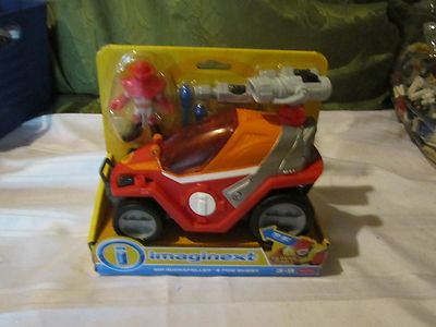 Fisher Price Imaginext Rescue Heroes Fire Buggy Rip Rockefeller ...