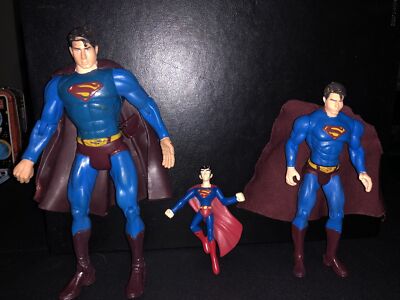 Superman Action Figure with Pull String/super Breath DC Comics | eBay