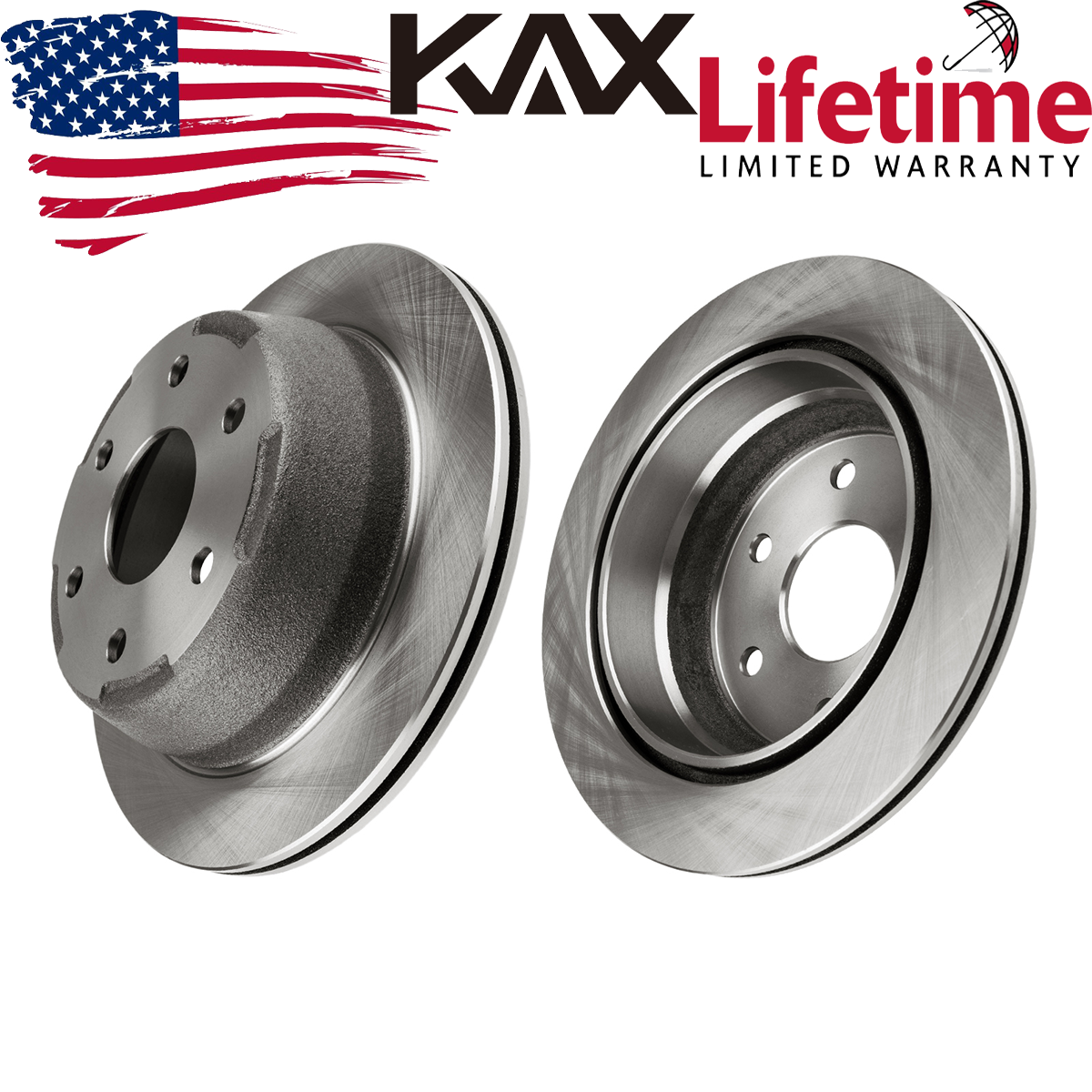 Rear Brake Rotors Pair 2 for Chevy Silverado 1500 Classic GMC Sierra ...