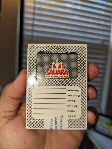Vintage Sahara Hotel & Casino Las Vegas Playing Cards Sealed | eBay