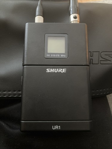 Shure UR1 H4 Wireless Transmitter 518-578 MHz Belt Pack | eBay