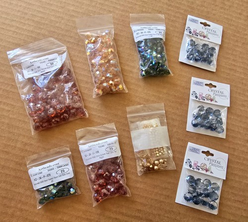 Large Lot Jewelry Making Crystal Bead Swarovski Elements Various Sizes ...