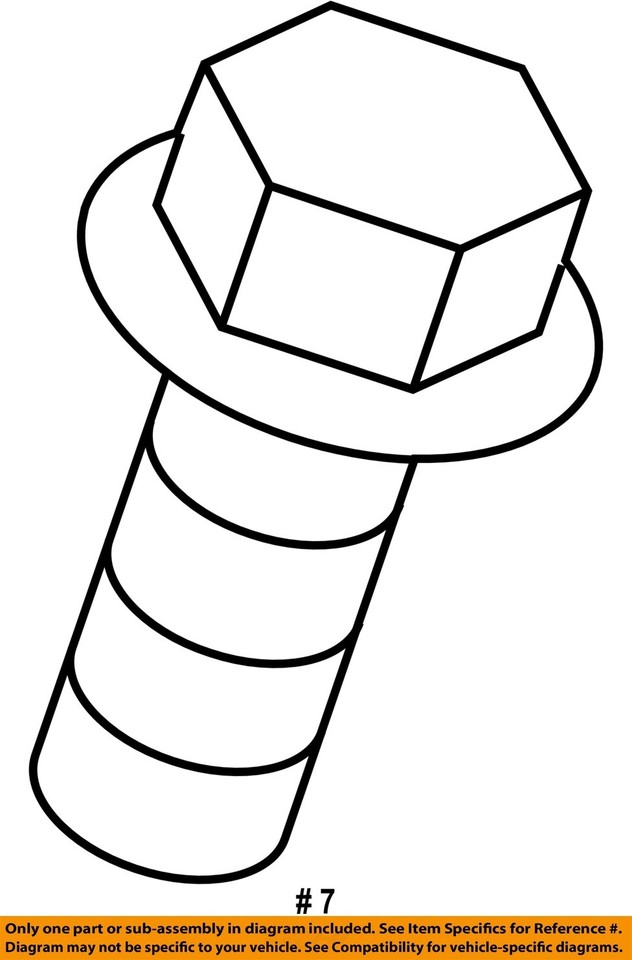 GM OEM 03-24 ATS Fender Fender Components-Fender Bolt 11570218 | eBay