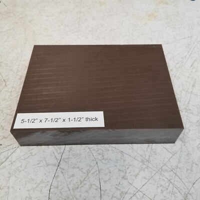 5.50" x 7.50" x 1.50" Delrin AF - 100 Brown Acetal Plastic Sheet | eBay