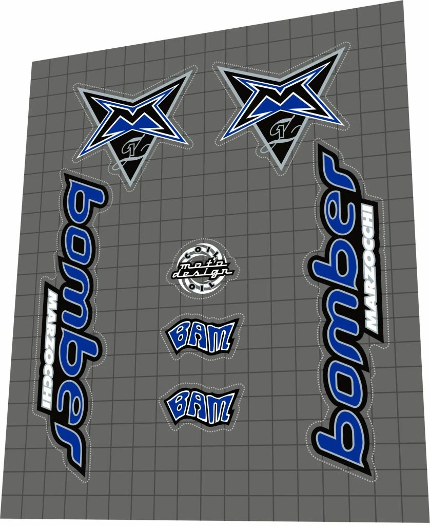 Marzocchi Bomber Z1 Freeride Stickers