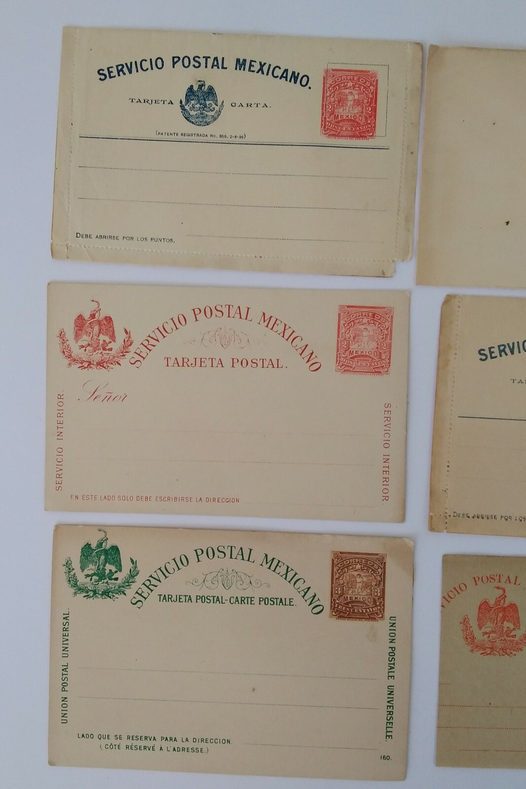 MEXICO SERVICIO POSTAL MEXICANO CORREOS POSTAGE POSTCARDS X6 Mexican ...