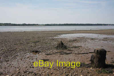 Photo 6x4 River Stour near Stutton Ness Bradfield/TM1430 At low water ...