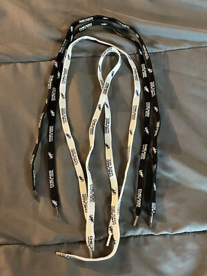 2 Pair Kid's Chicago WHITE SOX Shoe Strings 34" Youth Black White FAST ...