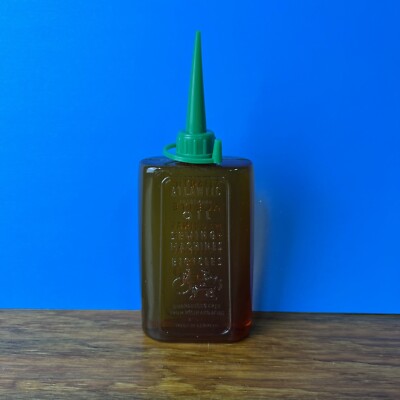 BICYCLE CHAIN OIL ATLANTIC TRADEMARK VINTAGE MADE IN GERMANY 3-1/2 OZ ...