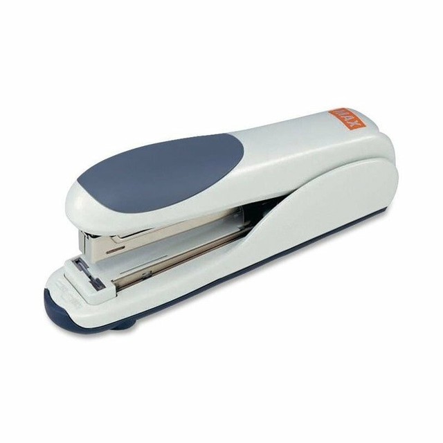 Max USA HD50DFGY Flat-clinch Standard Stapler 30 Sheet Capacity Gray ...