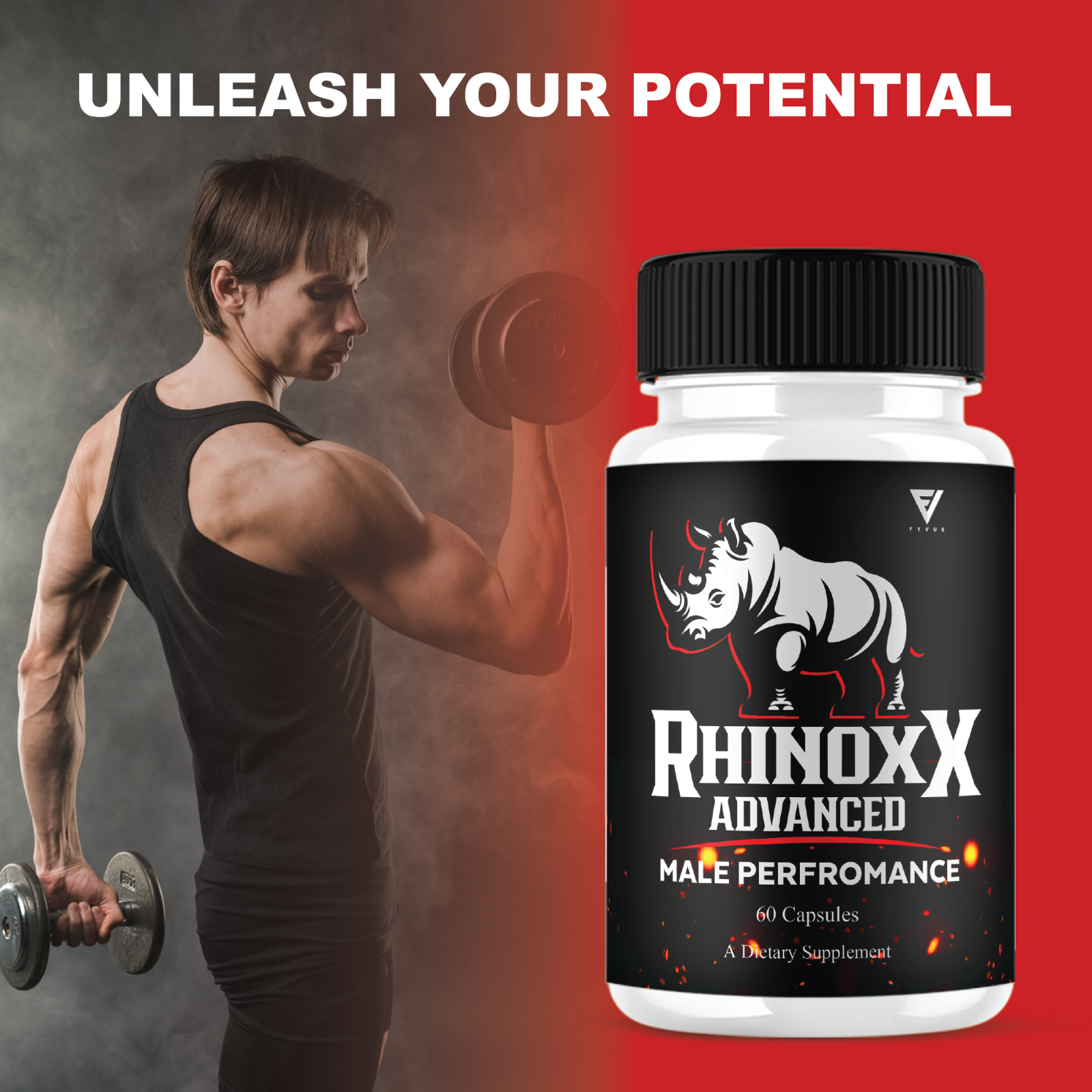 (3 Pack) Rhinoxx Advanced Performance, Rhinoxx Energy Capsules (180 ...