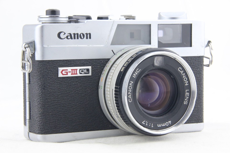 [ ALL WORKS, NEAR MINT+ ] CANON Canonet QL17 GIII Rangefinder 35mm Film ...