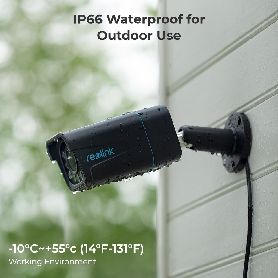 Reolink 4K 8MP PoE IP Security Camera 5X Optical Zoom Two Way Audio RLC ...