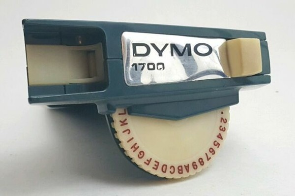 Vintage Dymo 1700 Small Label Maker Blue Retro Style Works Well T1 for ...