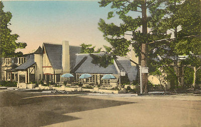 Hand Colored Postcard Normandy Inn Carmel By The Sea Monterey County CA ...
