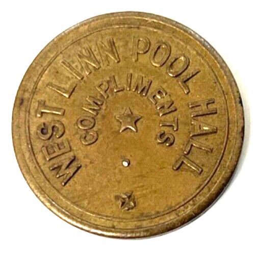 West Linn Oregon West Linn Pool Hall Token | eBay