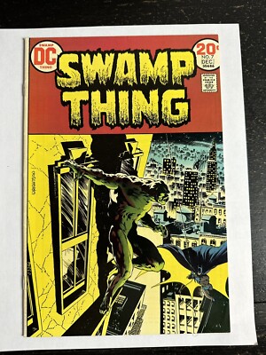 Swamp Thing # 7 1st Meeting of Swamp Thing & Batman DC Comics 1973 VF+ ...