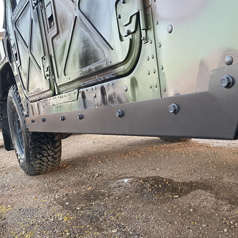 Jack Rails Hummer H1 M998 M1123 GMV Jack Rails Rock Sliders Set of 2 ...