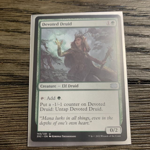 MTG Devoted Druid Double Masters 2022 143/331 Regular Uncommon for sale ...