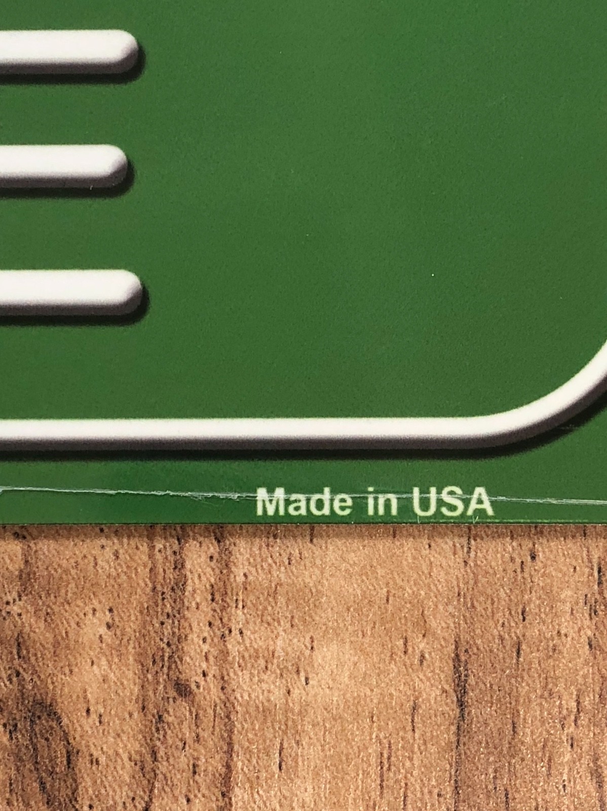 NO PINCH ZONE green metal sign gift 9" x 12 St patricks Irish wall ...