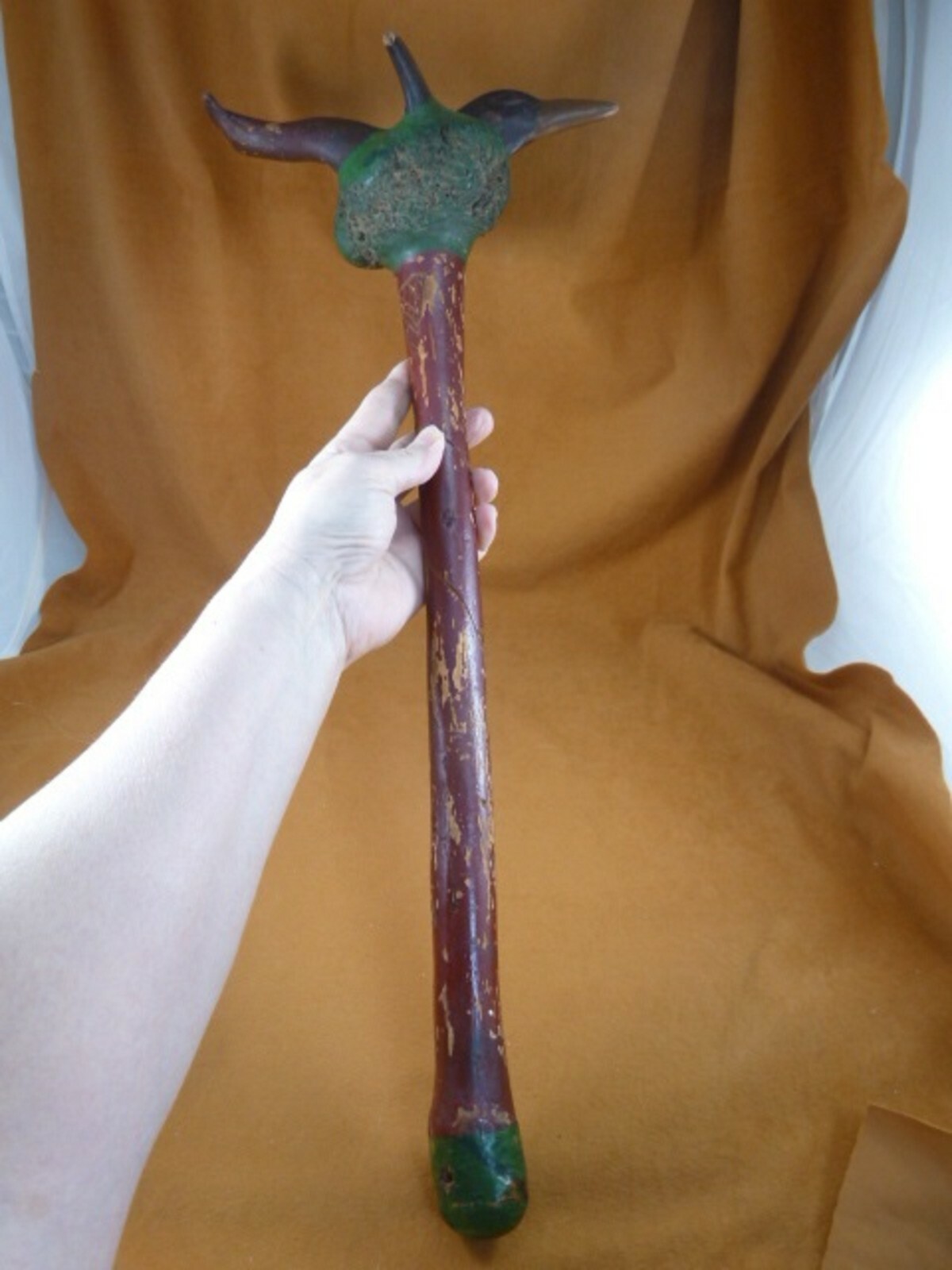 CLUB-16 Genuine Penobscot Native American Root club war weapon ...