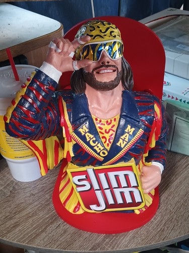 "MACHO MAN" RANDY SAVAGE Slim Jim Display 2021 Collector Series NEW | eBay
