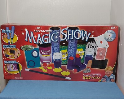 New Ideal 100-Trick Spectacular Magic Show Kit w/DVD & Accessories | eBay