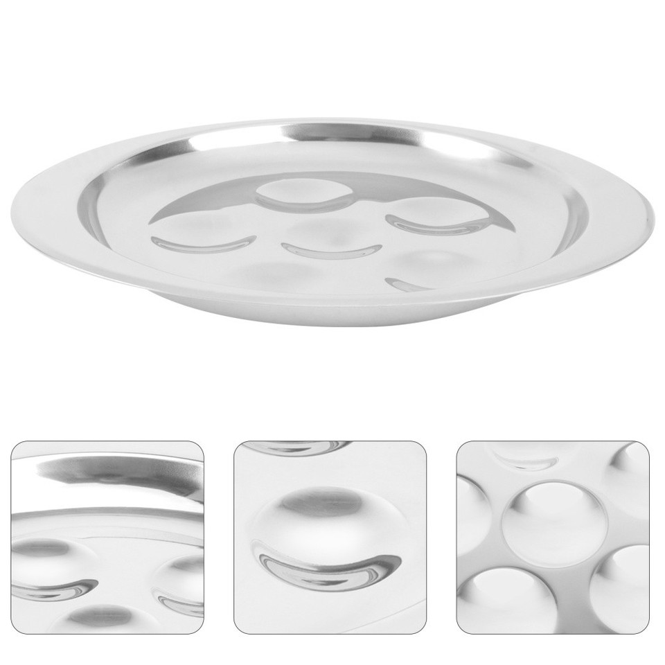 1pc Stainless Steel Escargot Dish Kitchen Utensils Cooking Snail Dish ...