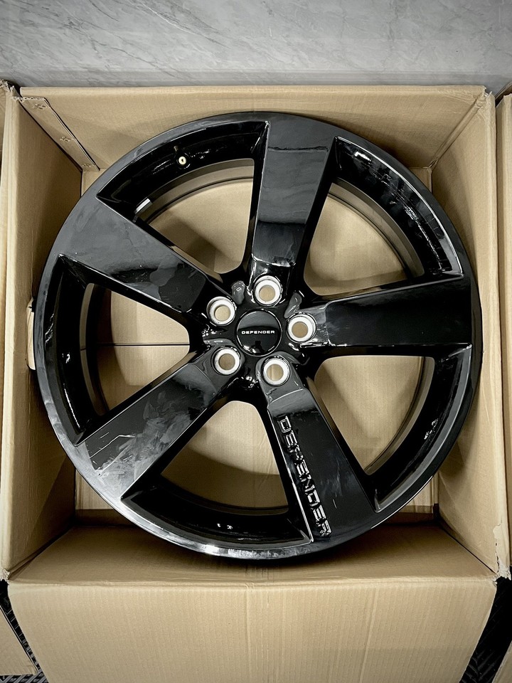 Land Rover Defender Genuine 5098 22” Alloy Wheels Black L663 90 110 130 ...