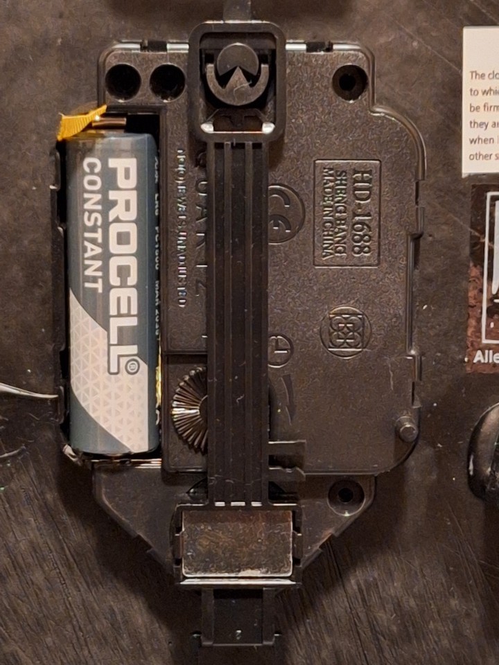 Allen Designs Typewriter "Writer" Flower Themed Wall Clock, Grey ...