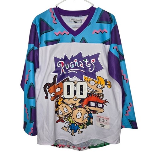 NWOT Rugrats Headgear Classics Jersey 90s Nickelodeon Hockey Long ...