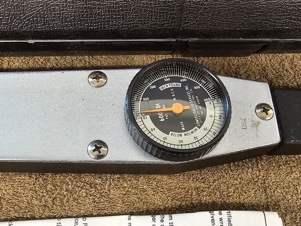 CDI Dial Torque Wrench Gauge 0-600 Inch Pounds In/lb 6002DI Owned By ...