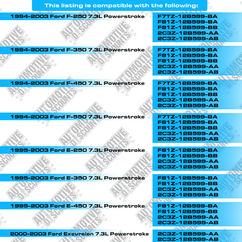 2001 Ford F-250 Injector Driver Module IDM Ford 7.3L Diesel | eBay